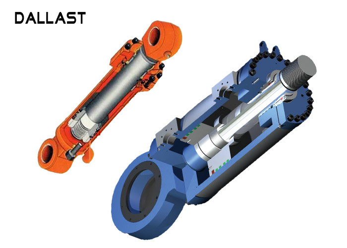Korte van de het Roestvrije staalZuigerstang van de Slag Dubbelwerkende ...